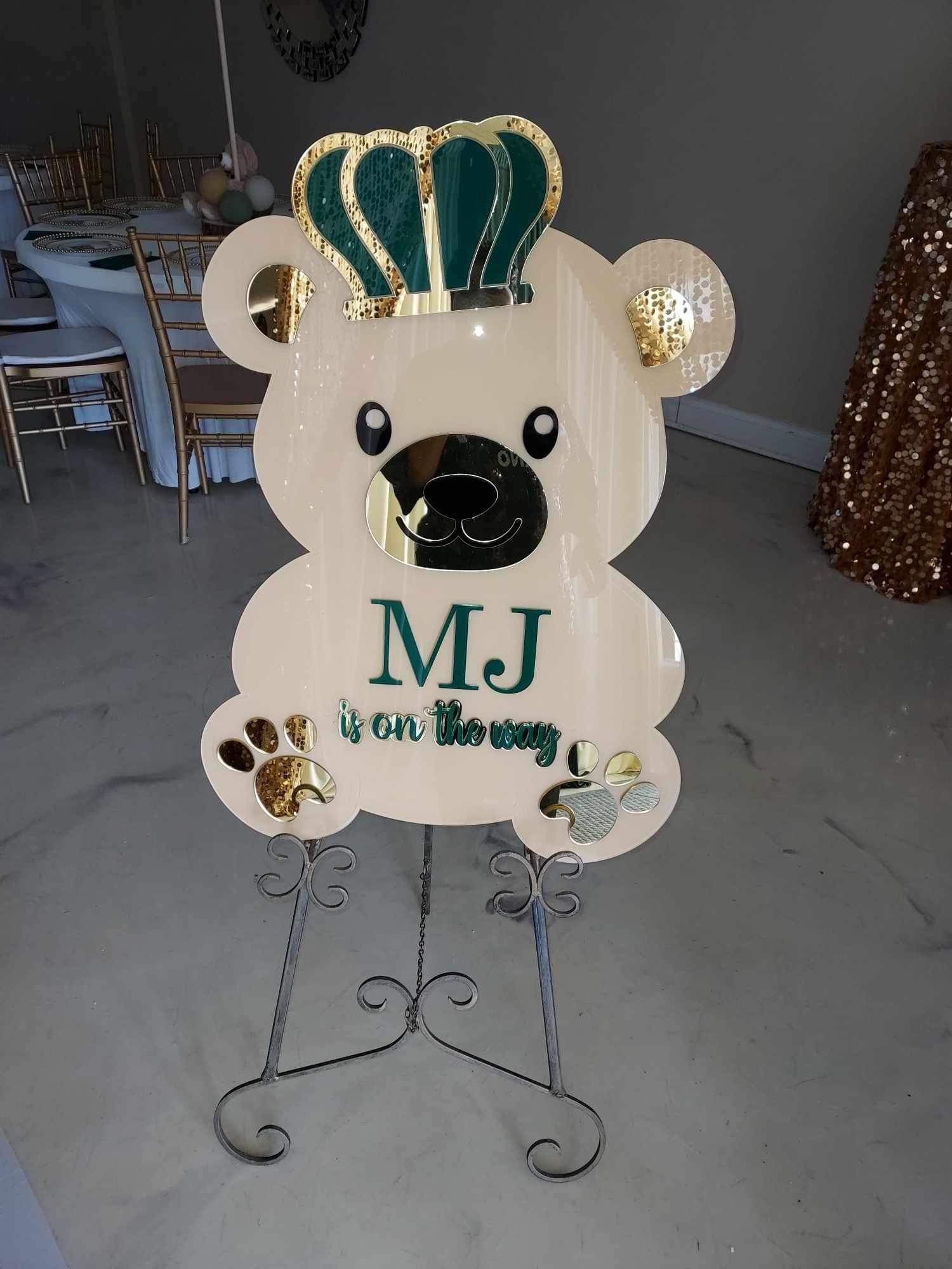 Custom Bear Welcome Sign – N'Pressed Collections