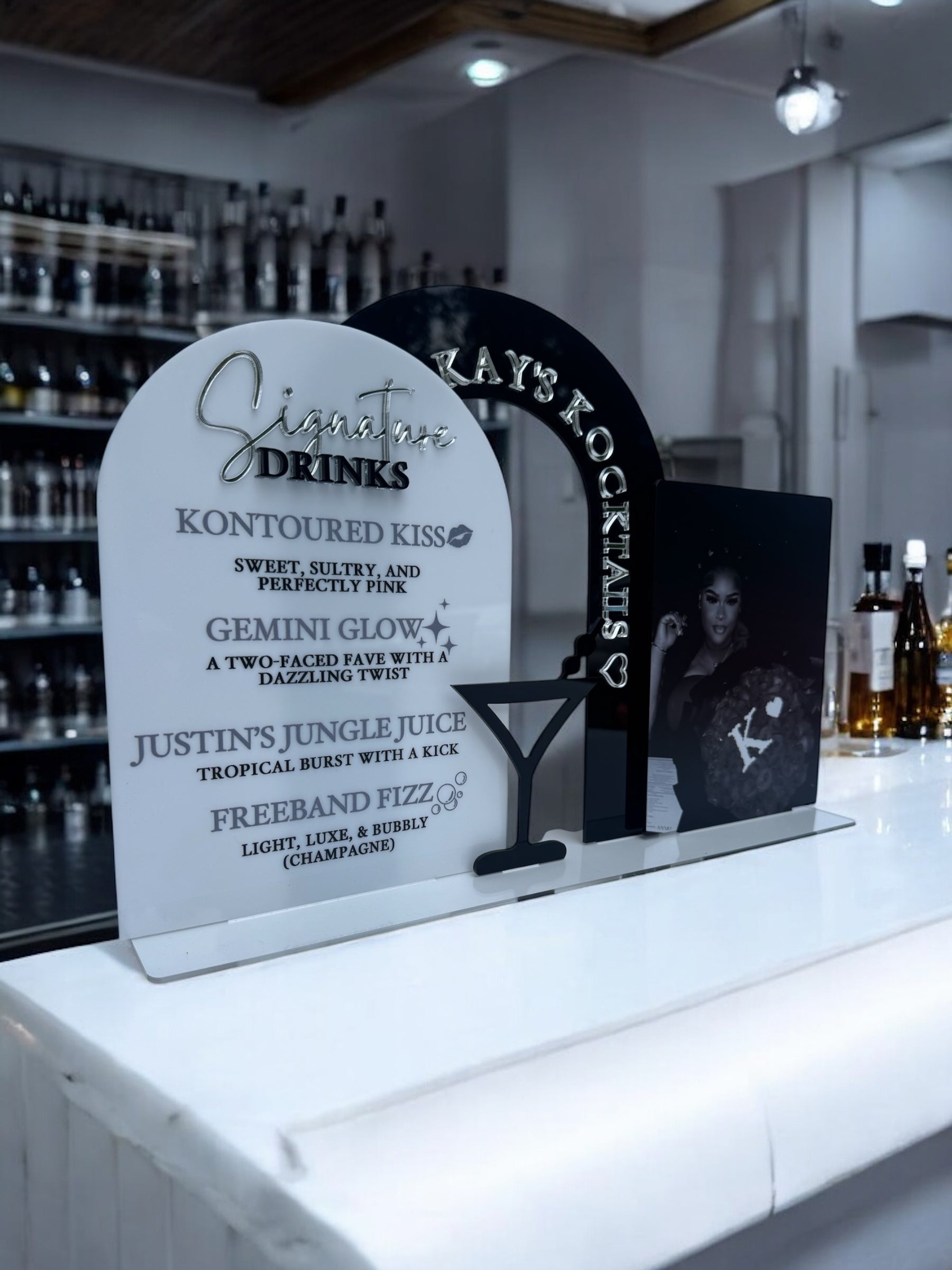 4 Piece Modern Bar Menu – N'Pressed Collections
