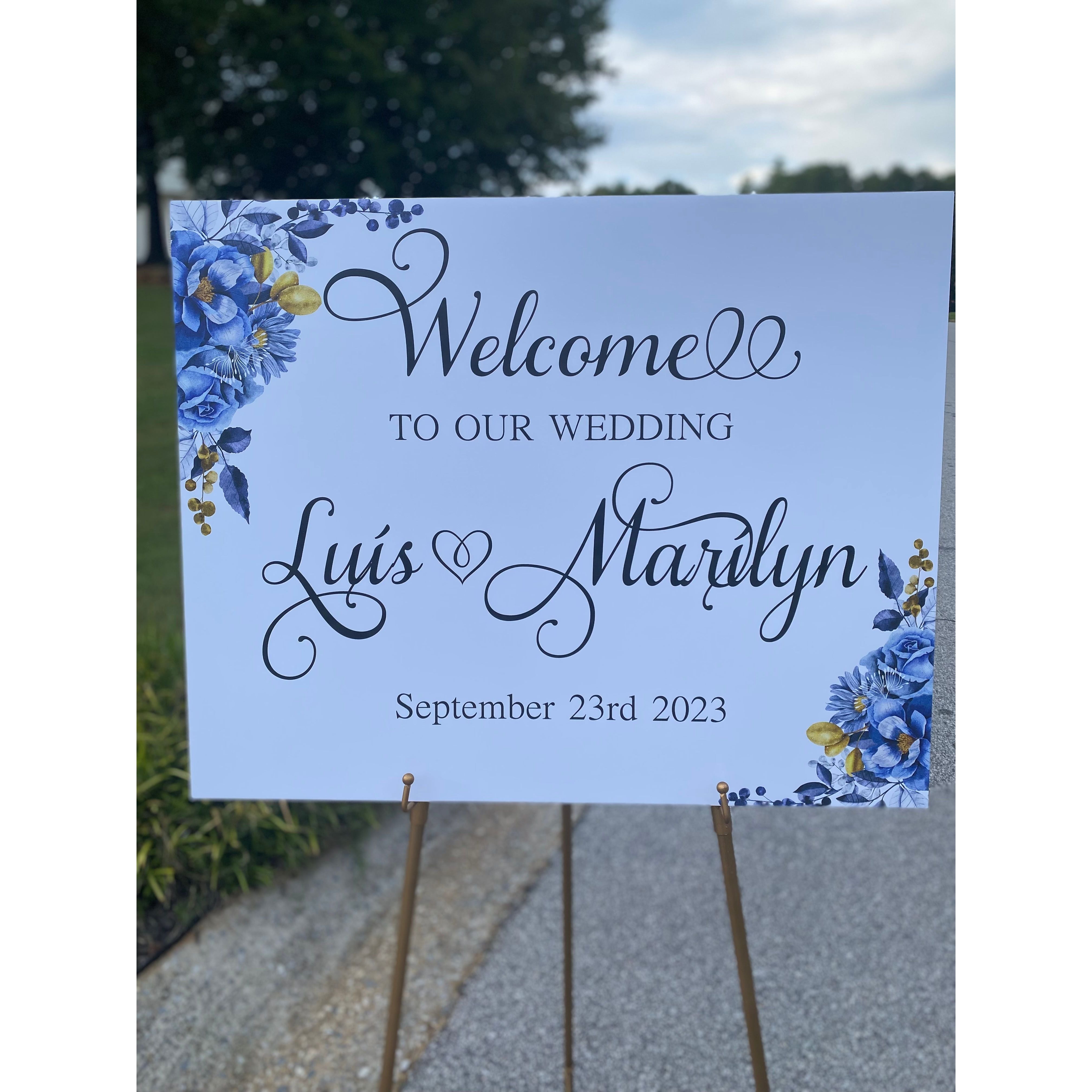 Welcome Sign-Foam Core – N'Pressed Collections