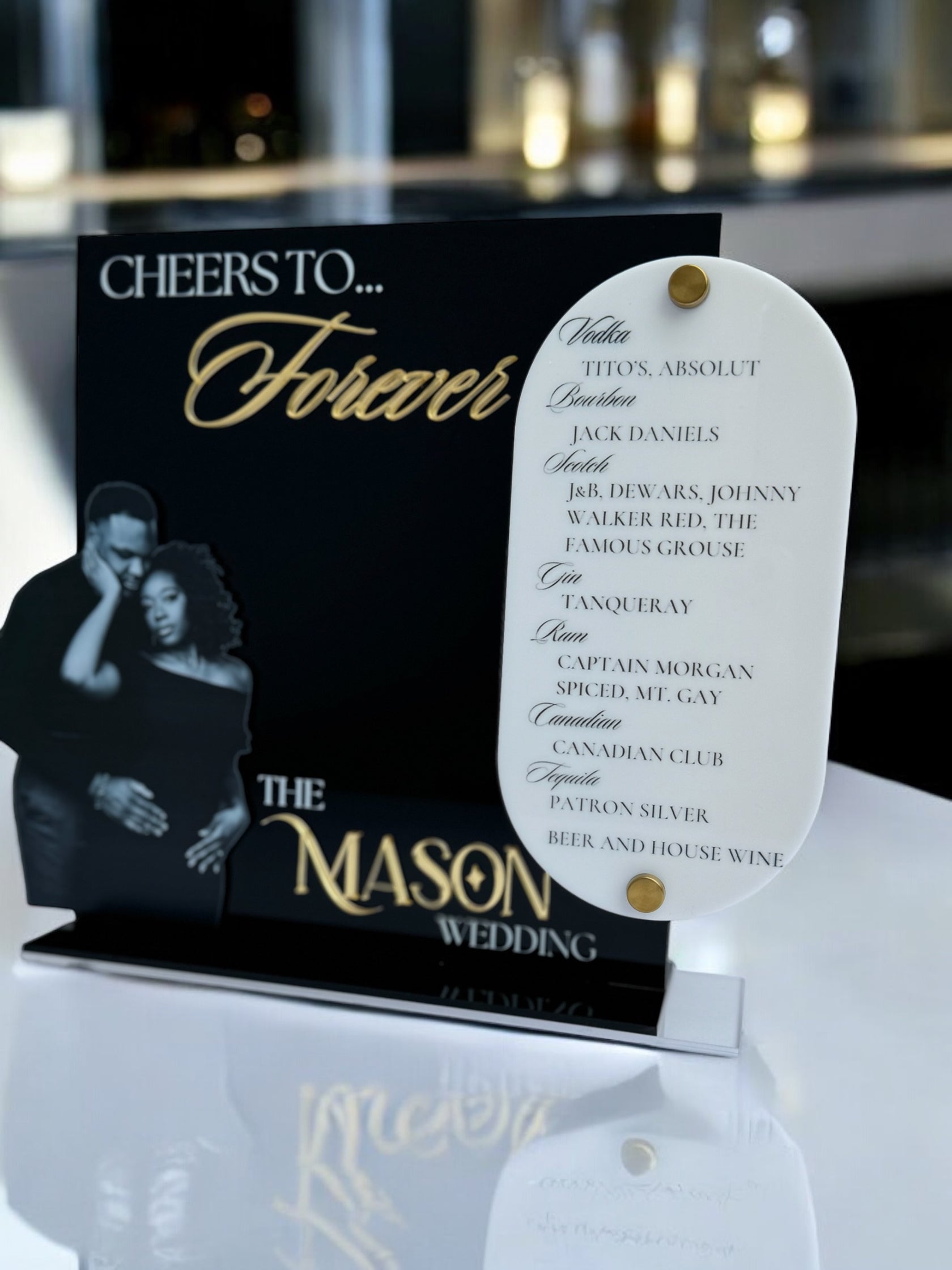 Modern Bar Menu W Picture – N'Pressed Collections