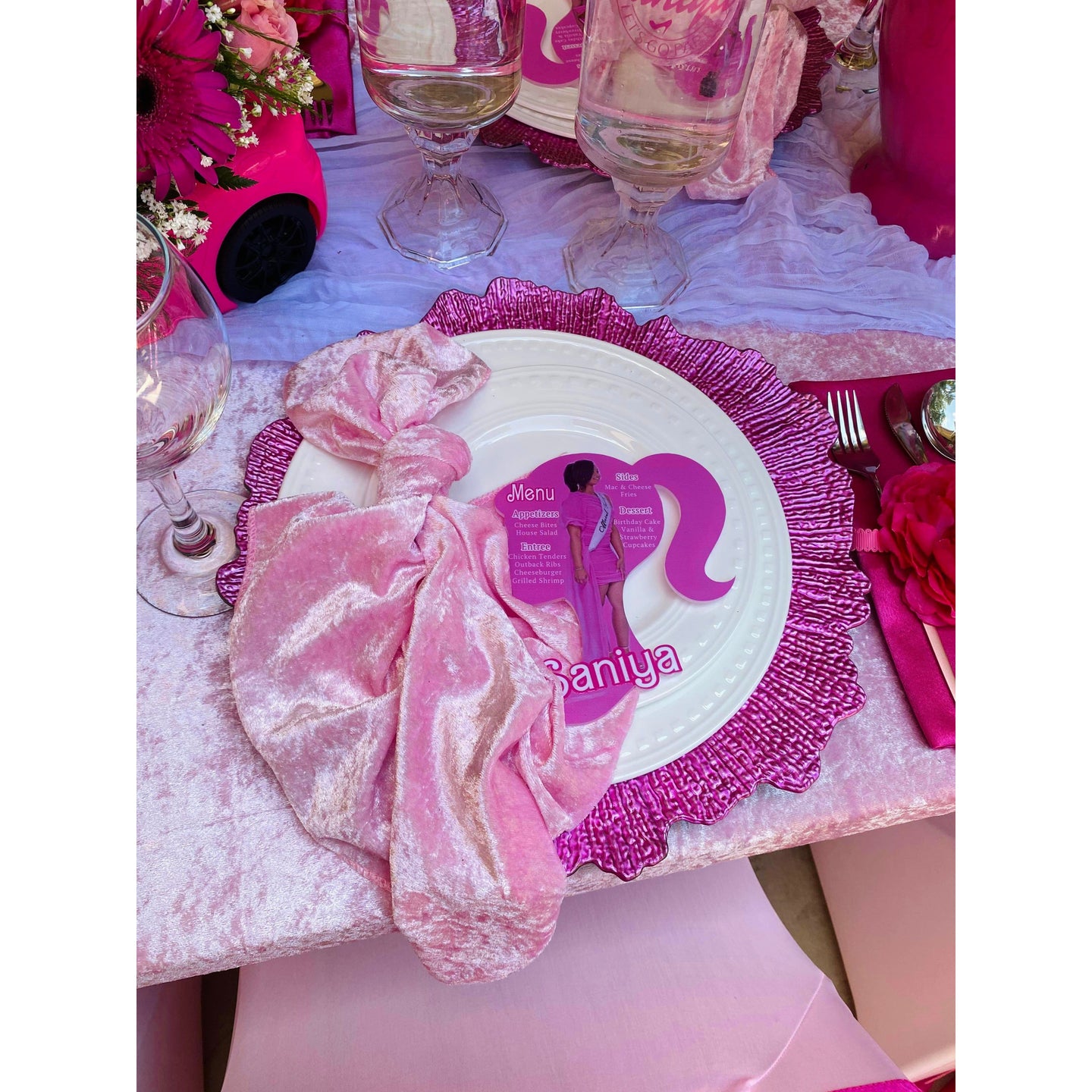 Barbie Acrylic Menu – N'Pressed Collections